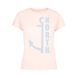 F4NT4STIC Ladies Box T-Shirt North Anker in pink | Gr.: S