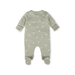 Sigikid Overall mit Füßchen und Klappbündchen an den Ärmeln Classic Baby in grün | Gr.: 62