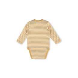 Sigikid Body, langarm Classic Baby in gelb | Gr.: 56