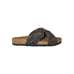 BIOSOFT Sandalen Glitter in Grau | Gr.: 41