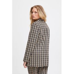 Ichi IHKATE HOUNDSTOOTH OVERSIZE BL Loose fit in Doeskin Houndstooth | Gr.: XL