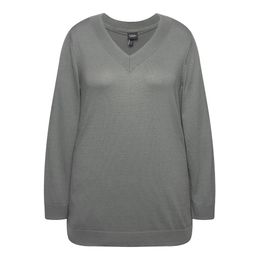 Ulla Popken Pullover Damen Gr&ouml;&szlig;e M/L grau