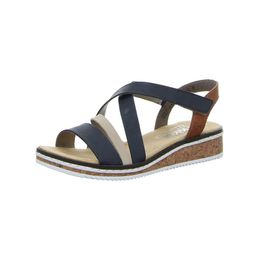Rieker Keilsandalette in blau | Gr.: 41