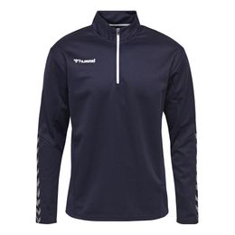 Hummel Halbrei&szlig;verschluss Sweatshirt Hmlauthentic Kinder in MARINE | Gr.: 128