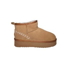 BIOSOFT Winterstiefel Boot Plateau in Braun | Gr.: 39