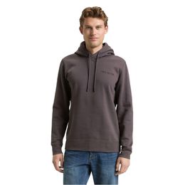 Tom Tailor Sweatshirt BASIC HOODIE in Grau | Gr.: XXL
