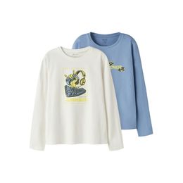 name it Shirt 'NKMVUX' Jungen Gr&ouml;&szlig;e 134/140 opal / gelb / schwarz / offwhite