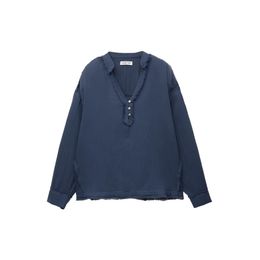 Pull&Bear Pull&bear Bluse Damen Gr&ouml;&szlig;e S/M navy