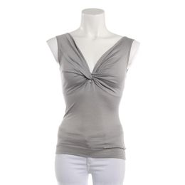 Dior Top / Seidentop Damen Gr&ouml;&szlig;e S Second Hand grau