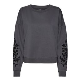 V&eacute;ro Moda Vero Moda Sweatshirt 'VMHELEN TRINA' female Grey size L
