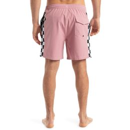 Quiksilver Badeshorts 'Original Arch Volley 17' Herren Gr&ouml;&szlig;e M rosa / schwarz / wei&szlig;
