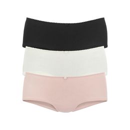 Vivance Panty Damen Gr&ouml;&szlig;e M ecru / ros&eacute; / schwarz