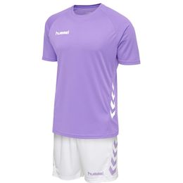 Hummel Trainingsanzug Herren Größe XXXL helllila / weiß