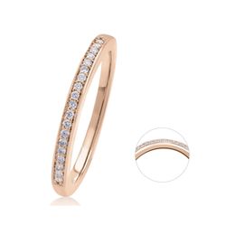 ONE ELEMENT Ring 'Memoire' Damen Gr&ouml;&szlig;e 55 rosegold