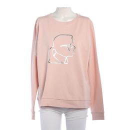 K by KARL LAGERFELD Karl Lagerfeld Sweatshirt / Sweatjacke Damen Gr&ouml;&szlig;e L Second Hand hellpink