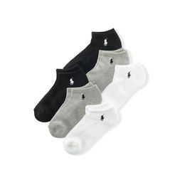Polo Ralph Lauren Socken Damen Gr&ouml;&szlig;e 36/41 graumeliert / schwarz / wei&szlig;