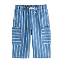 next Hose Jungen Gr&ouml;&szlig;e 74 blau / wei&szlig;