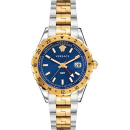 Versace Uhr Herren Gr&ouml;&szlig;e One Size navy / gold / silber