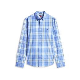 Tommy Jeans Hemd Herren Gr&ouml;&szlig;e XS hellblau / hellgr&uuml;n / dunkelgr&uuml;n
