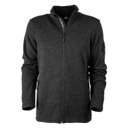 FORSBERG Fleecejacke 'Strickfleece Jacke' Herren Gr&ouml;&szlig;e M schwarz