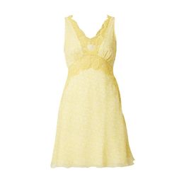 Topshop Summer Dress female Yellow size 16