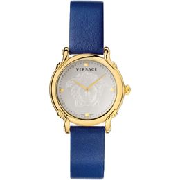 Versace Analog Watch female Blue size One Size