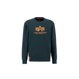 Alpha Industries Sweatshirt 'Basic Logo' male Green size 3XL