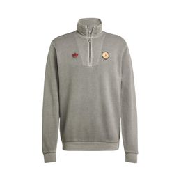 adidas originals Sweatshirt 'Manchester United Terrace Icons' Herren Größe XL stone / dunkelrot / schwarz