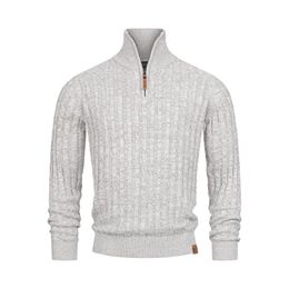 INDICODE JEANS Pullover 'Hector' Herren Gr&ouml;&szlig;e M wei&szlig;