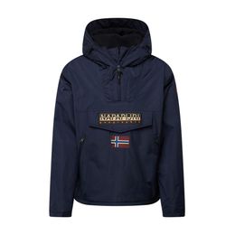 Napapijri Jacke 'Rainforest Next' Herren Gr&ouml;&szlig;e L champagner / marine / dunkelrot / wei&szlig;
