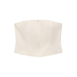 Mango Top 'Lirio' Damen Gr&ouml;&szlig;e XL hellbeige / anthrazit
