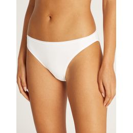 Slip "BIKINI", Damen, Gr. L (40), wei&szlig;, Obermaterial: 79% Polyamid, 21% Elasthan, Calvin Klein Underwear, unifarben, k&ouml;rpernah, Unterhosen Slip, im nahtlosen Look