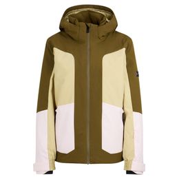 Ziener Sportjacke 'Tarla' Damen Gr&ouml;&szlig;e XS oliv / pastellgr&uuml;n / wei&szlig;