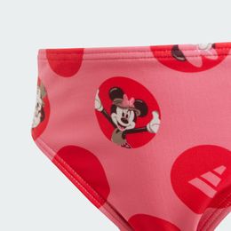 adidas Sportswear Sportbikini 'Adidas X Disney Minnie Mouse' M&auml;dchen Gr&ouml;&szlig;e 140 pink / rot / schwarz / wei&szlig;
