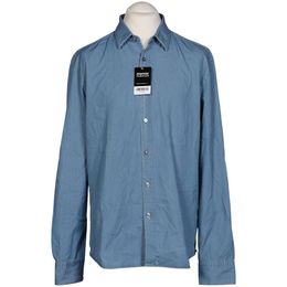 BOSS Hemd Herren Gr&ouml;&szlig;e XL Second Hand blau