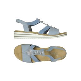 Rieker Sandalen Damen Gr&ouml;&szlig;e 40 Second Hand hellblau