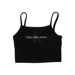 Calvin Klein Jeans Top Damen Gr&ouml;&szlig;e S Second Hand schwarz