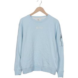Alpha Industries Sweater Herren Gr&ouml;&szlig;e M Second Hand hellblau