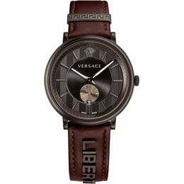 Versace Analog Watch 'V-Circle' female Brown size One Size