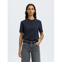 Selected T-Shirt 'SLFRELAX COLWOMAN' Damen Gr&ouml;&szlig;e S nachtblau