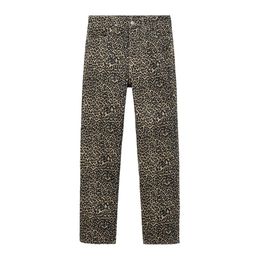 Mango Jeans 'Leopard' female Brown size 32