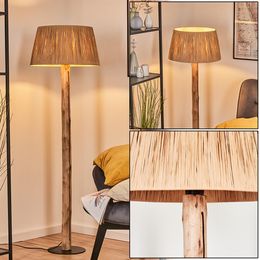 hofstein Granja Stehleuchte 45 cm Naturfarben, Schwarz, 1-flammig
