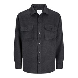 Jack & Jones Jack & Jones Button Up Shirt 'JJEBradley Ollie' male Black size XXL