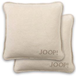 JOOP! Kissenh&uuml;lle Herren Gr&ouml;&szlig;e 50x50 sand