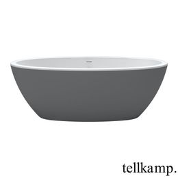 Tellkamp Space freistehende Oval-Badewanne, 0100-258-00-A/CRWMCM,