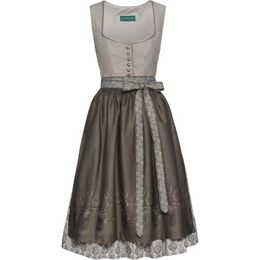 Country Line Midi-Dirndl natur/schlamm (Gr&ouml;&szlig;e: 46)