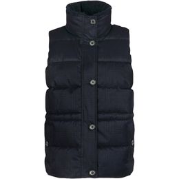 Barbour Steppweste Herring Gilet Dark Navy Prince of Wales Check (Gr&ouml;&szlig;e: 14)