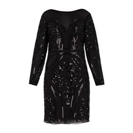 NAEMI Kleid Damen Gr&ouml;&szlig;e 34/36 schwarz Winterkleid