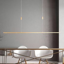 Quitani LED-Pendellampe Tolu, L&auml;nge 139 cm, messing