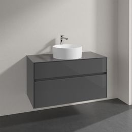 Villeroy & Boch Villeroy & Boch Embrace Schrank mit Waschtisch, 2 Ausz&uuml;ge, 5A5840R1+A95600FP,